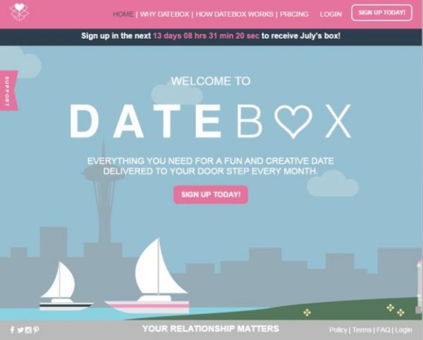 Featured Custom Boxes Now Client: Datebox